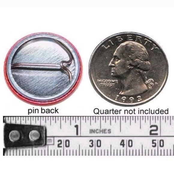 Accessories | Gram Parson X 8 New 1 Inch 25mm Button Pin Badges | Poshmark